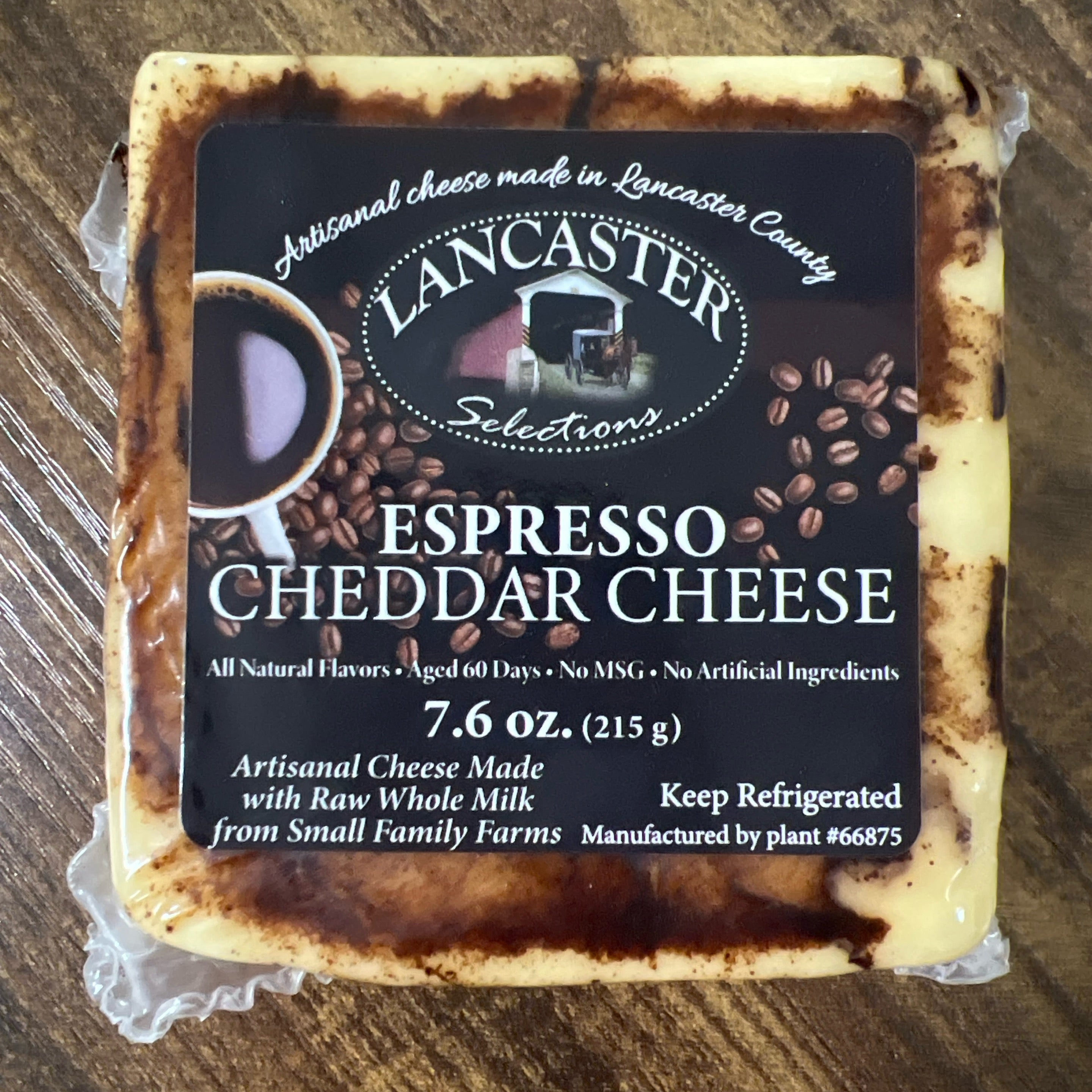 Lancaster Espresso Cheddar Cheese | WINOLA FARM BEEF