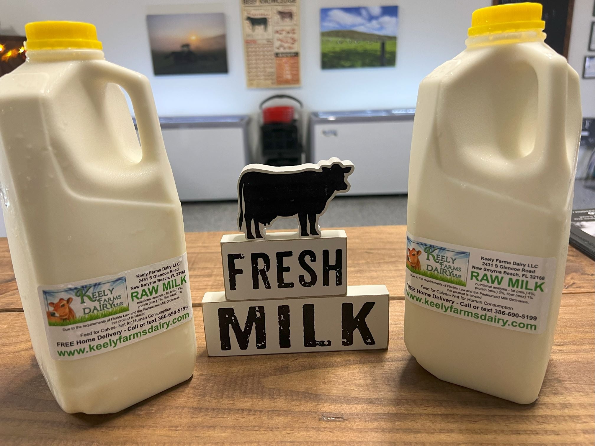 Raw Milk 1/2 Gallon | WINOLA FARM BEEF